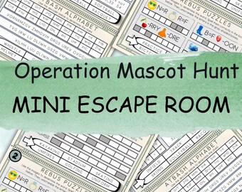 Escape Room Mini Easter Escape Room Game for Kids Printable Party Game ...