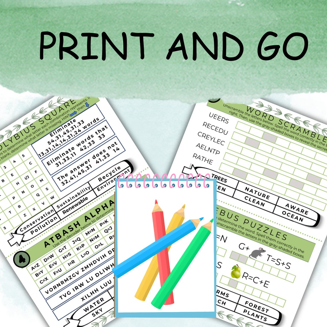 Escape Room Mini Earth Day Escape Room Game for Kids Printable Party ...