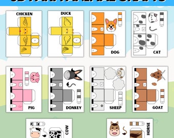 Zoo Animal Crafts, Printable Animal Crafts, Zoo Animals Preschool ...