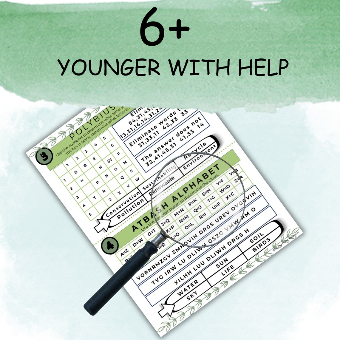 Escape Room Mini Earth Day Escape Room Game for Kids Printable Party ...