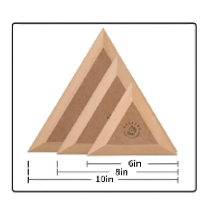 Handcrafted Ceramic Triangle Tray Available in 6, 8, & 10 Perfect for ...