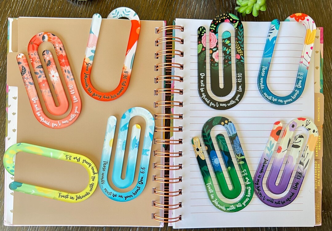 Jumbo Paperclip, Planner Paperclip, Acrylic Paperclip, Bookmark ...