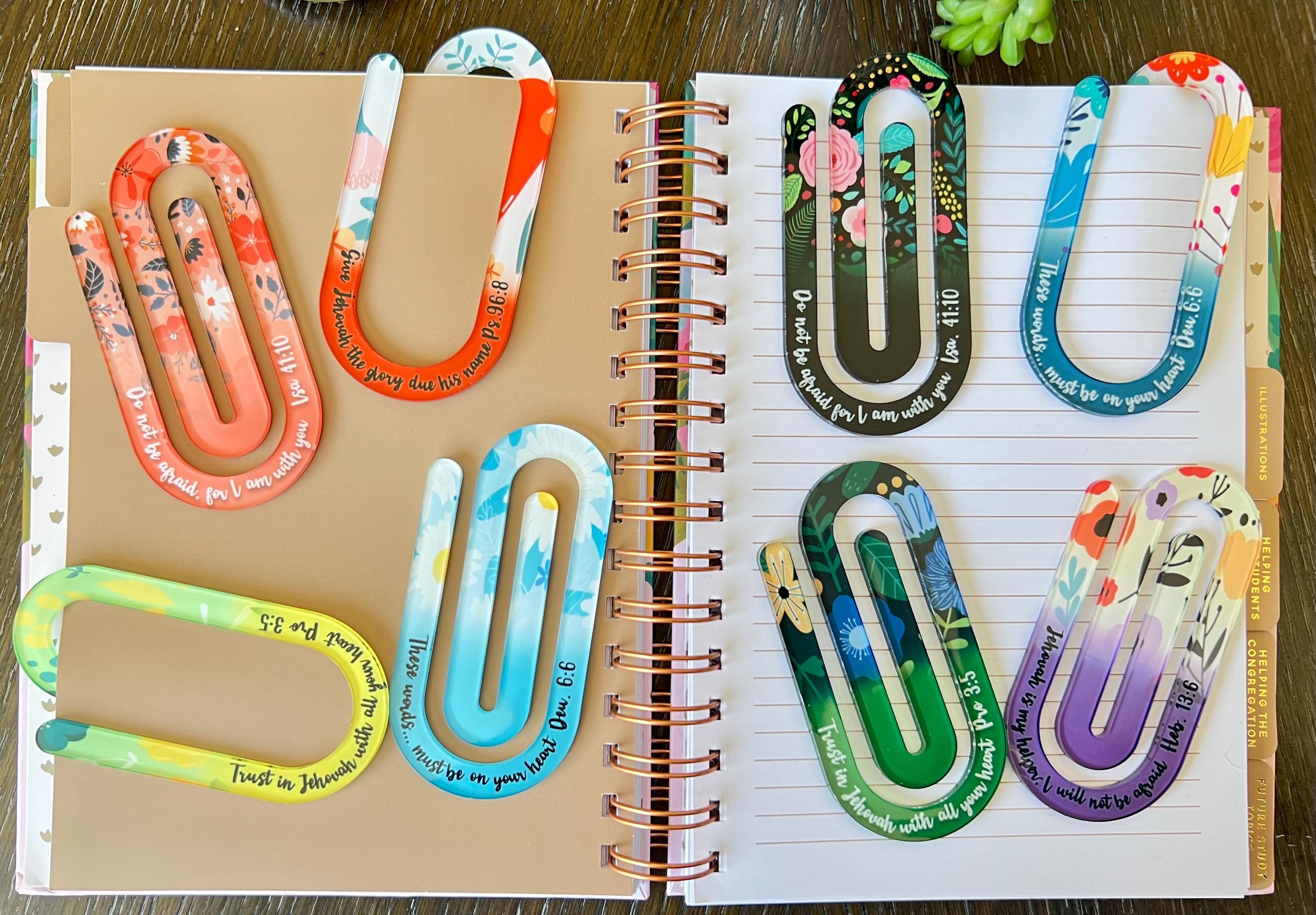Jumbo Paperclip, Planner Paperclip, Acrylic Paperclip, Bookmark ...