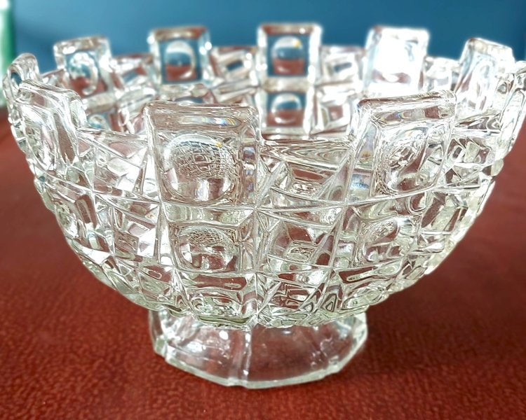 Life Through A Lens. - Libochovice Art Deco Glass Bowl - Etsy UK