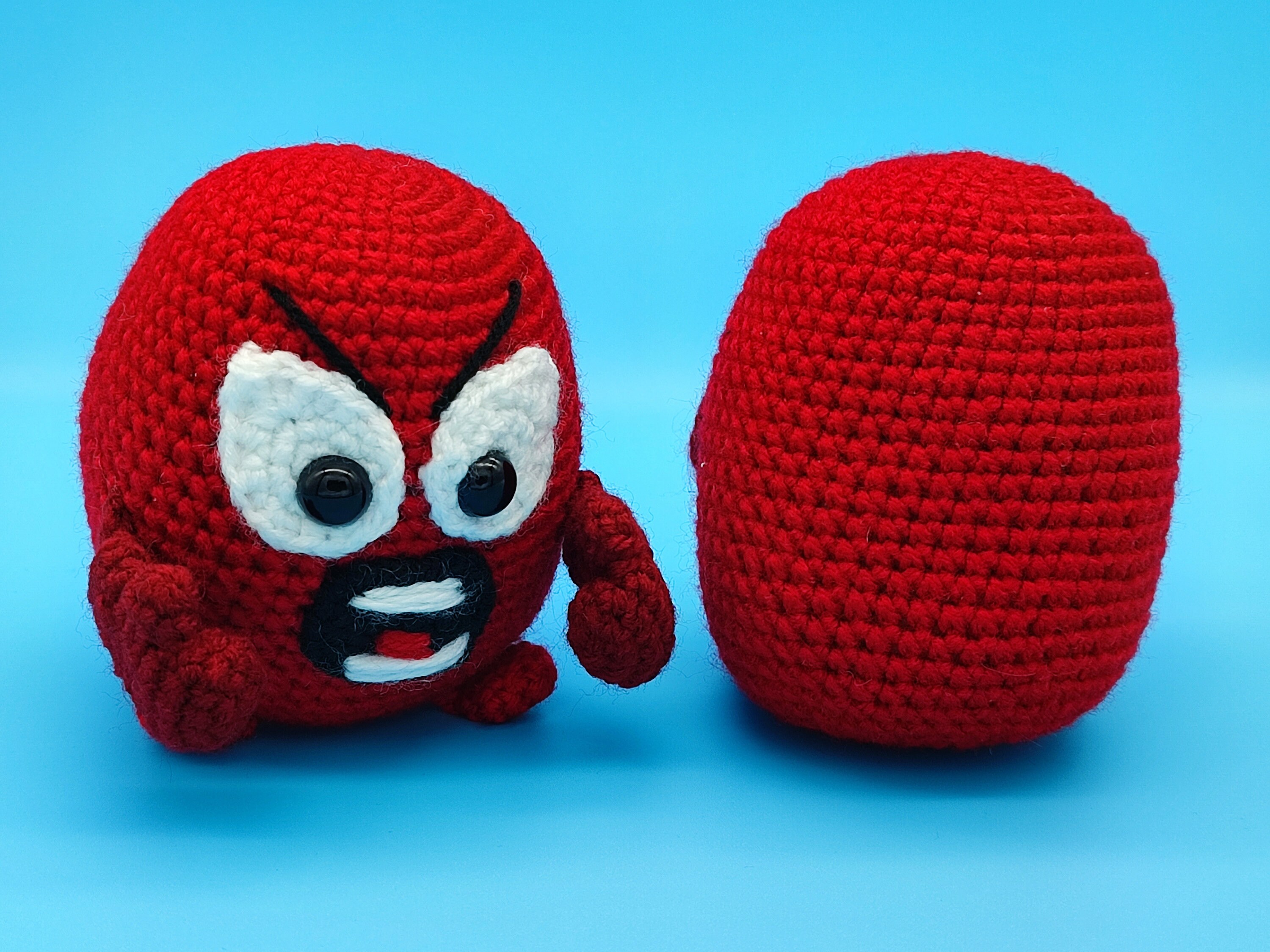 Angry Emoji Crochet Pattern, Communication Aid, Emotional Support ...