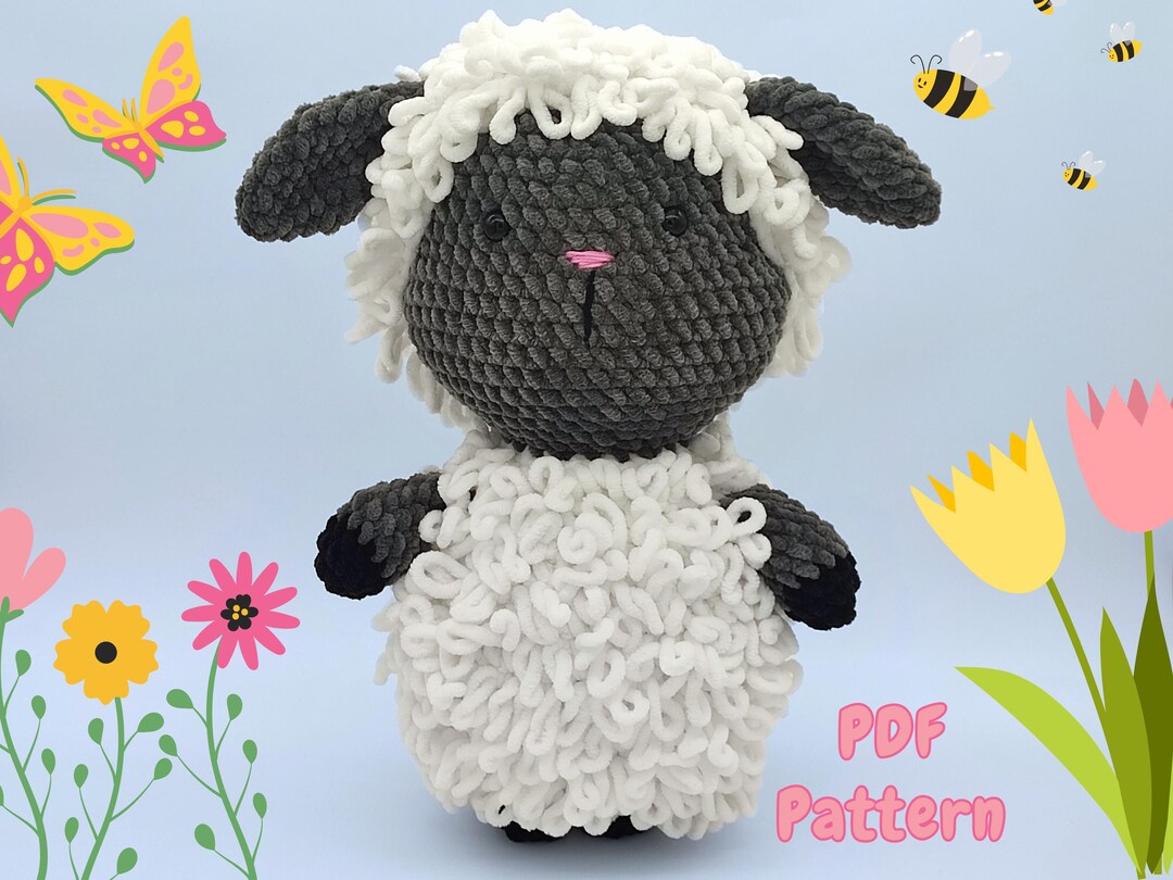 Lamb Crochet Pattern: Chunky Amigurumi Sheep Toy (PDF Download) - Etsy