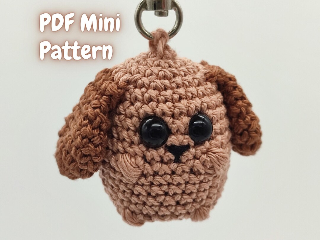 Amigurumi Mini Puppy, Simple No-sew Dog Pattern, Beginner Crochet ...