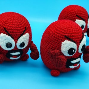 Angry Emoji Crochet Pattern, Communication Aid, Emotional Support ...