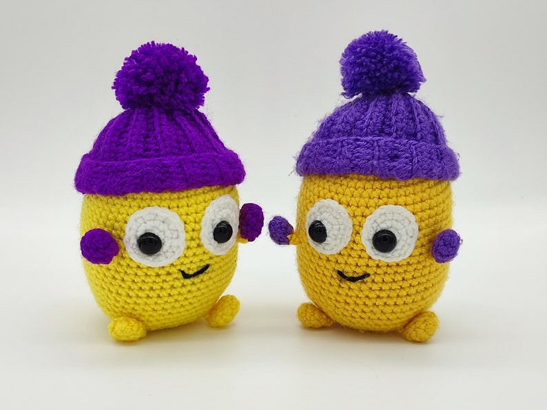 Eggy Emotions Amigurumi Bundle, 4 Digital Crochet Patterns, Emotional ...