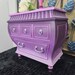 Ombre Bombay Chest Free Delivery Purple Secretary Desk, Dresser, Chest ...