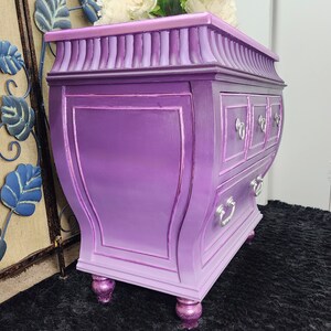 Ombre Bombay Chest Free Delivery Purple Secretary Desk, Dresser, Chest ...