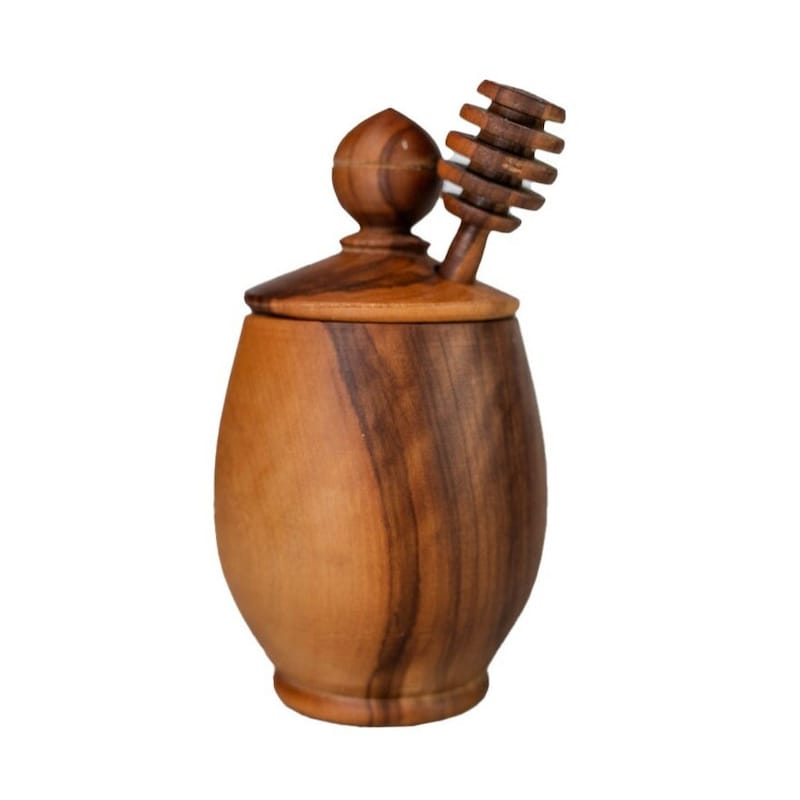 Wooden Honey Pot - Etsy