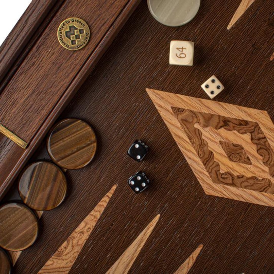 Wenge With Walnut Burl Backgammon Set (small) - Etsy
