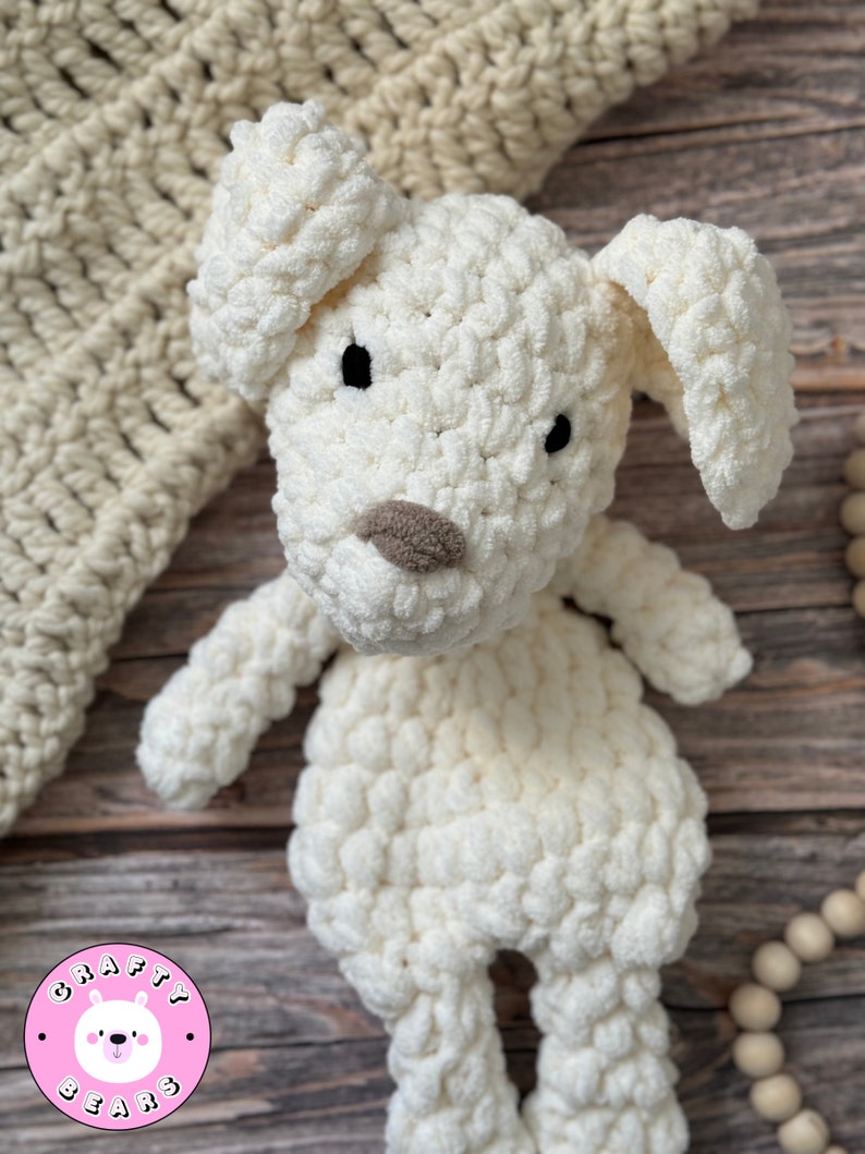 Puppy Snuggler Lovey Mouse Stuffie Plushie Cute Mouse Blanket Yarn Boho ...