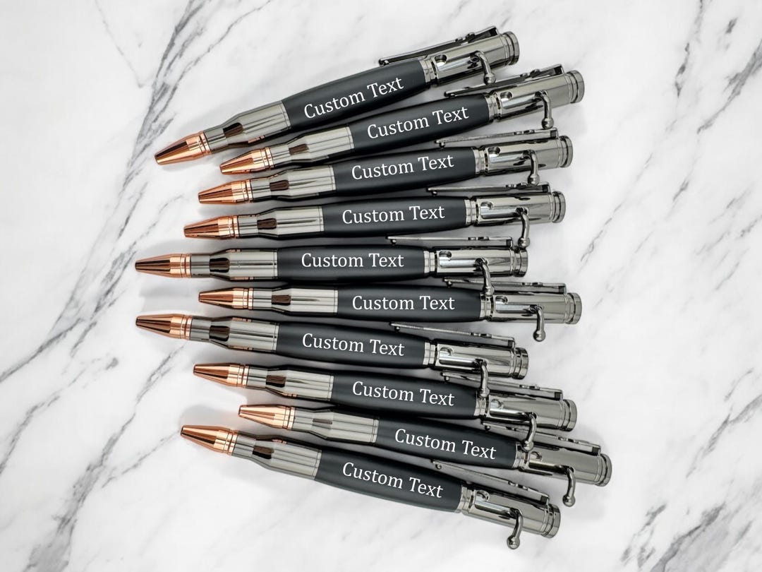 Bulk Custom Bolt Action Bullet Pen | Police Officer Gift | Police ...