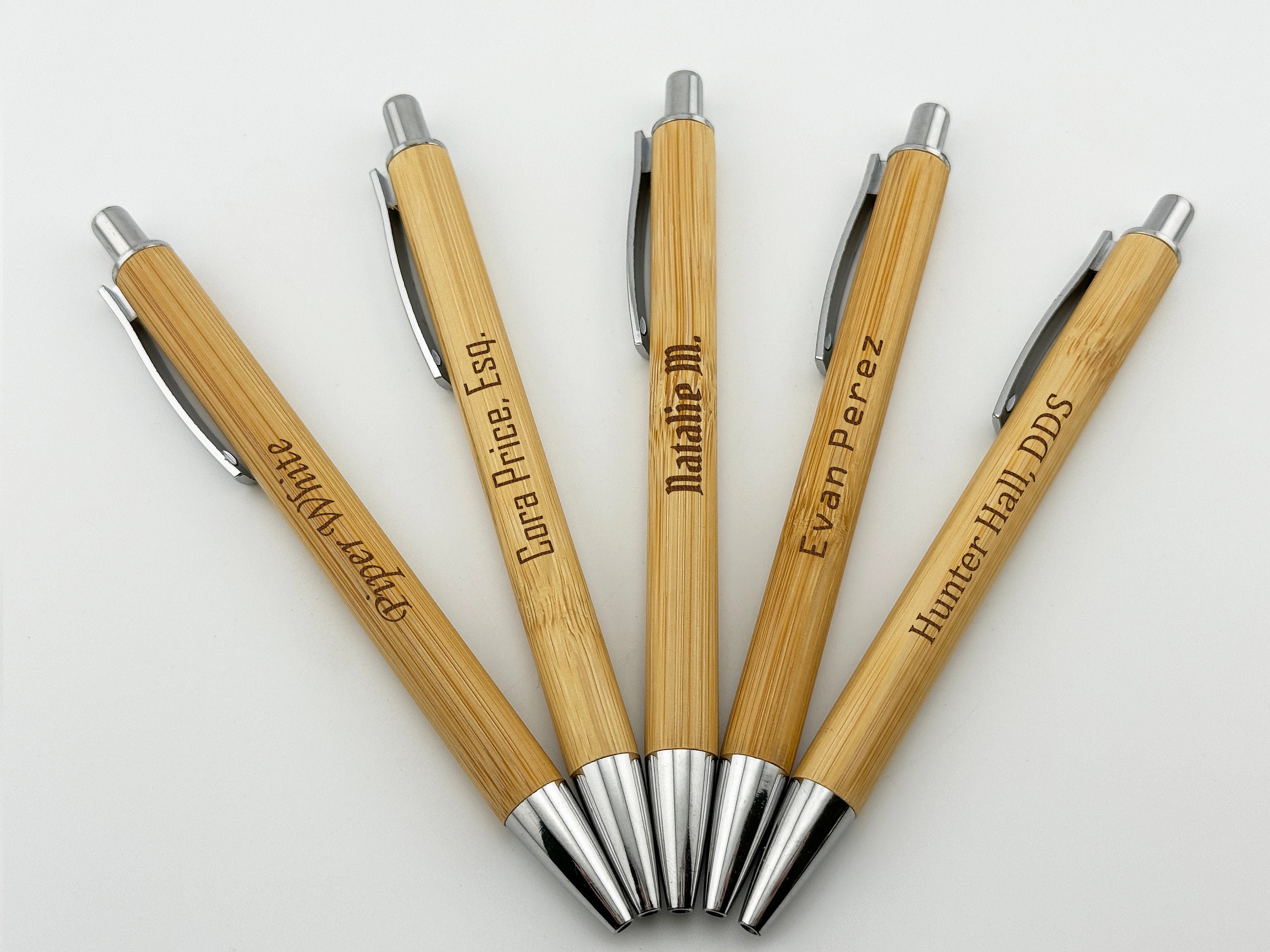 Personalized Bamboo Pen, Graduation Gift, Mentor Gift, Teacher Gift ...