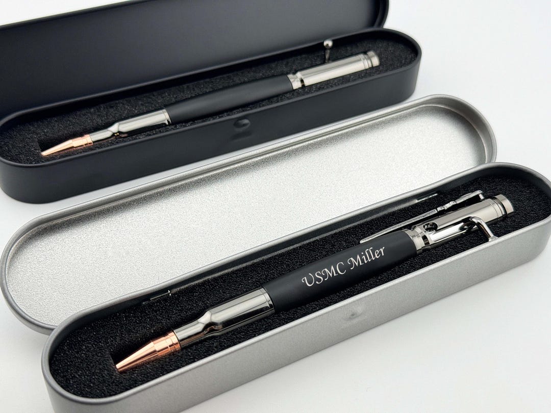 Engraved Bullet Pen for Military Dad – Deployment Keepsake Gift - Etsy