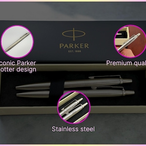 Personalized Parker Jotter Ballpoint Pen, Custom Ball Pen Set, Phd Graduation Gift, Doctorate ...