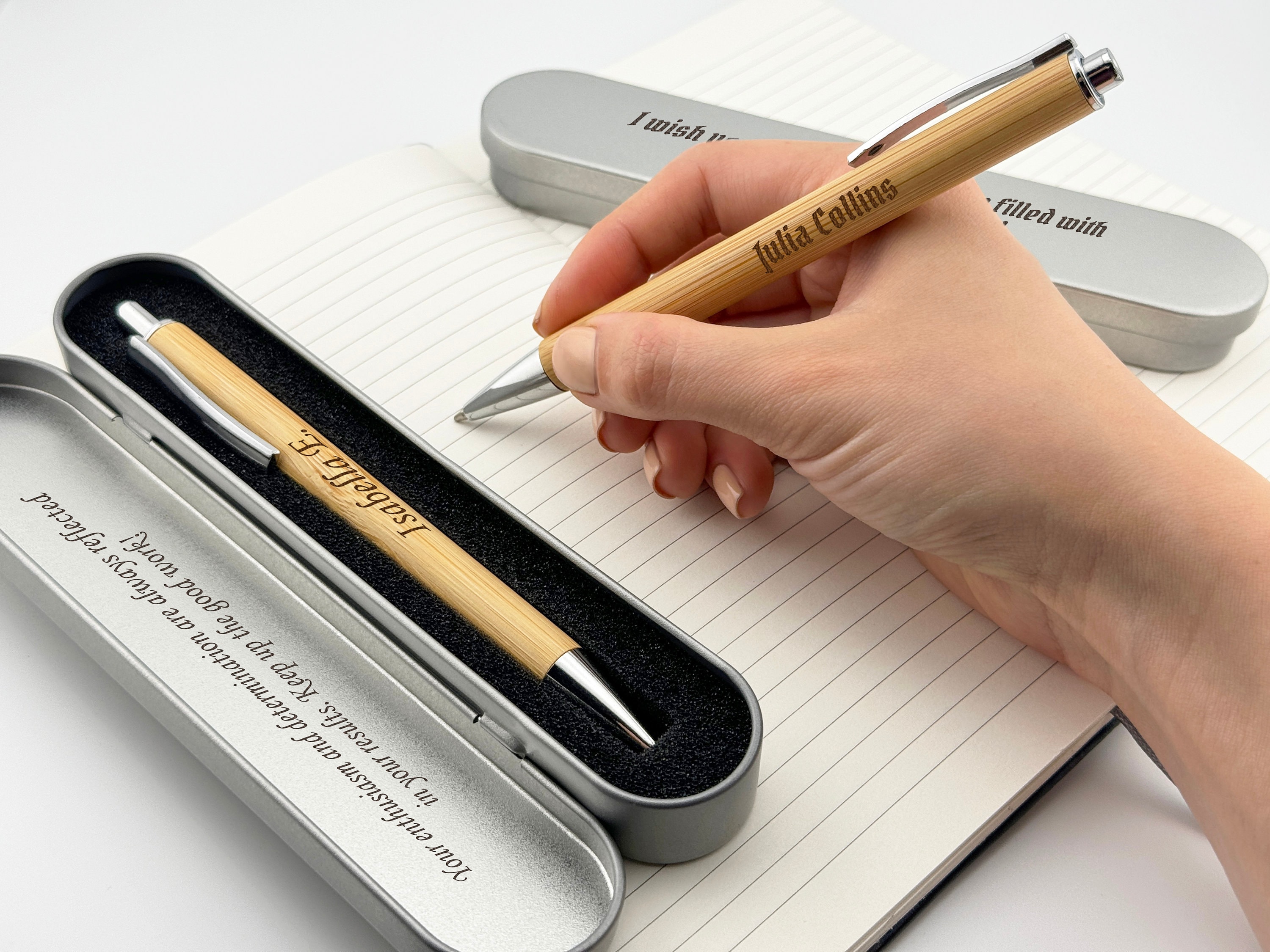 Personalized Bamboo Pen, Graduation Gift, Mentor Gift, Teacher Gift ...