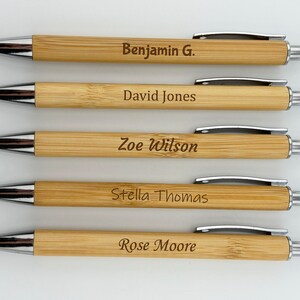 Personalized Bamboo Pen, Graduation Gift, Mentor Gift, Teacher Gift ...