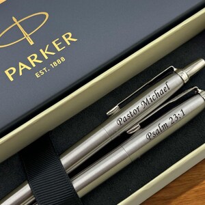 Personalized Parker Jotter Pen – Engraved Pastor Pen – Christmas Gift ...