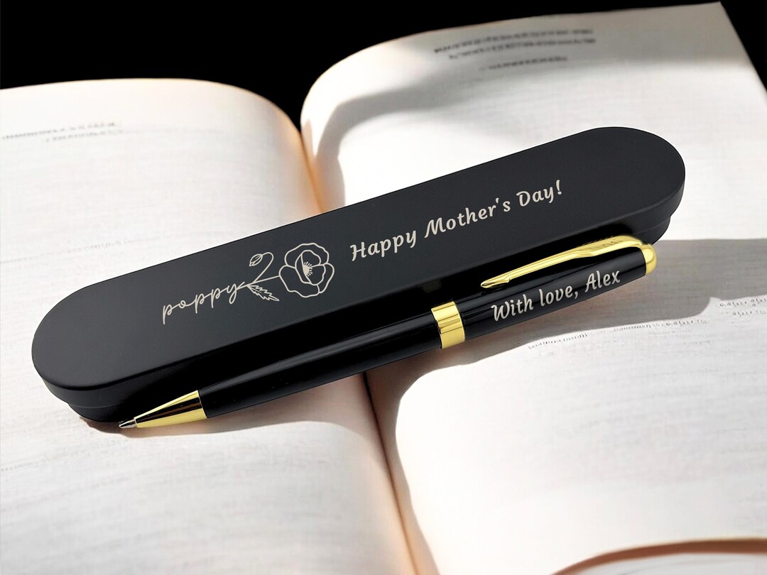 Birth Month Flower Personalized Pen Gift for Mom Unique Mother’s Day ...