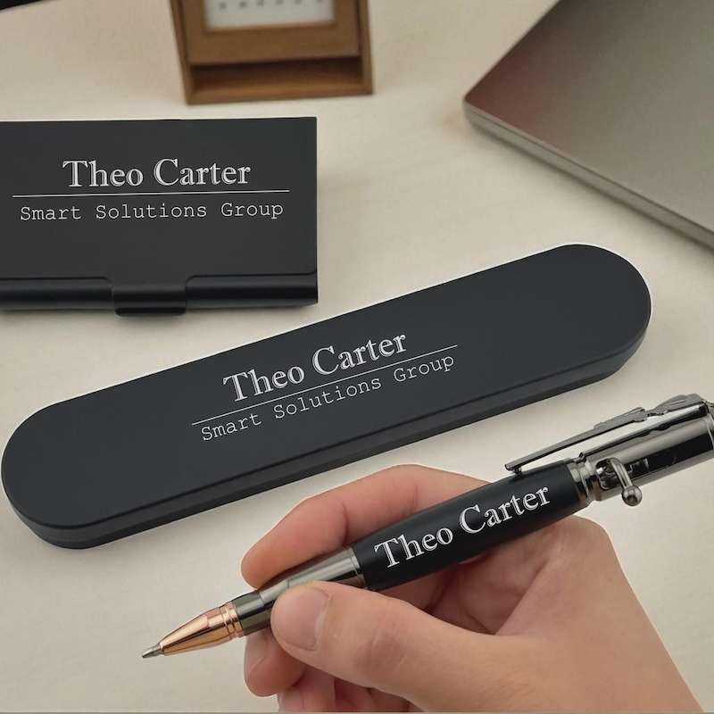 Set Pen Business Card - Etsy