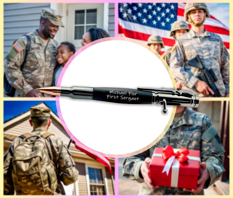 Engraved Tactical Bullet Bolt Action Pen | Veterans Day Gift - Etsy