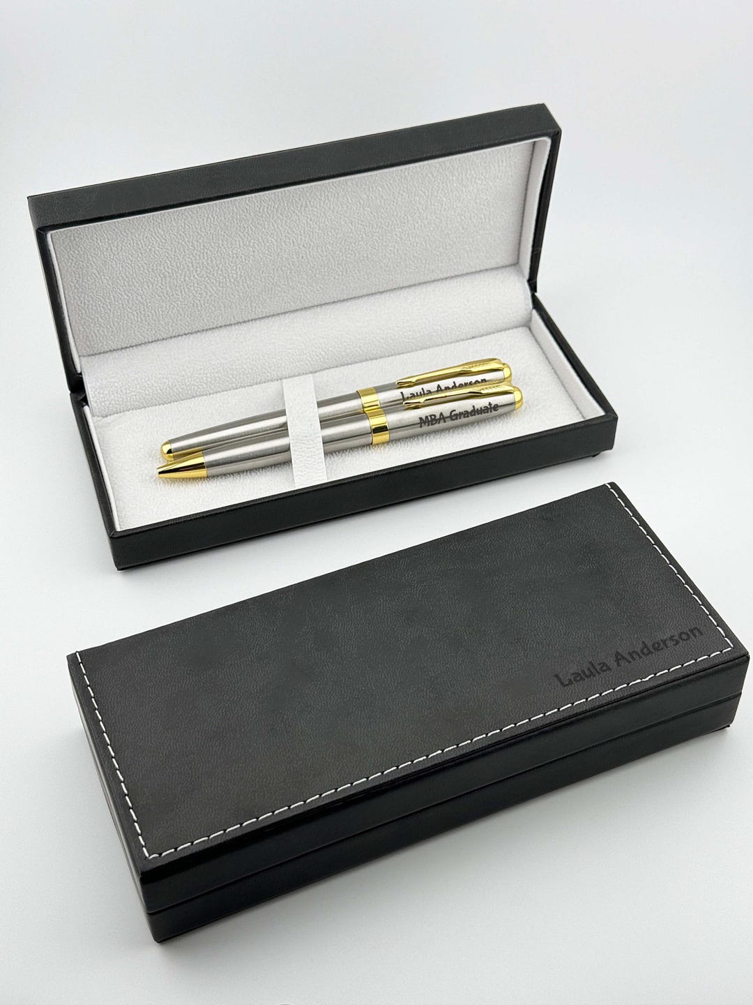 Personalized Graduation Pen Set Engraved Gift for MBA, Masters, Phd ...
