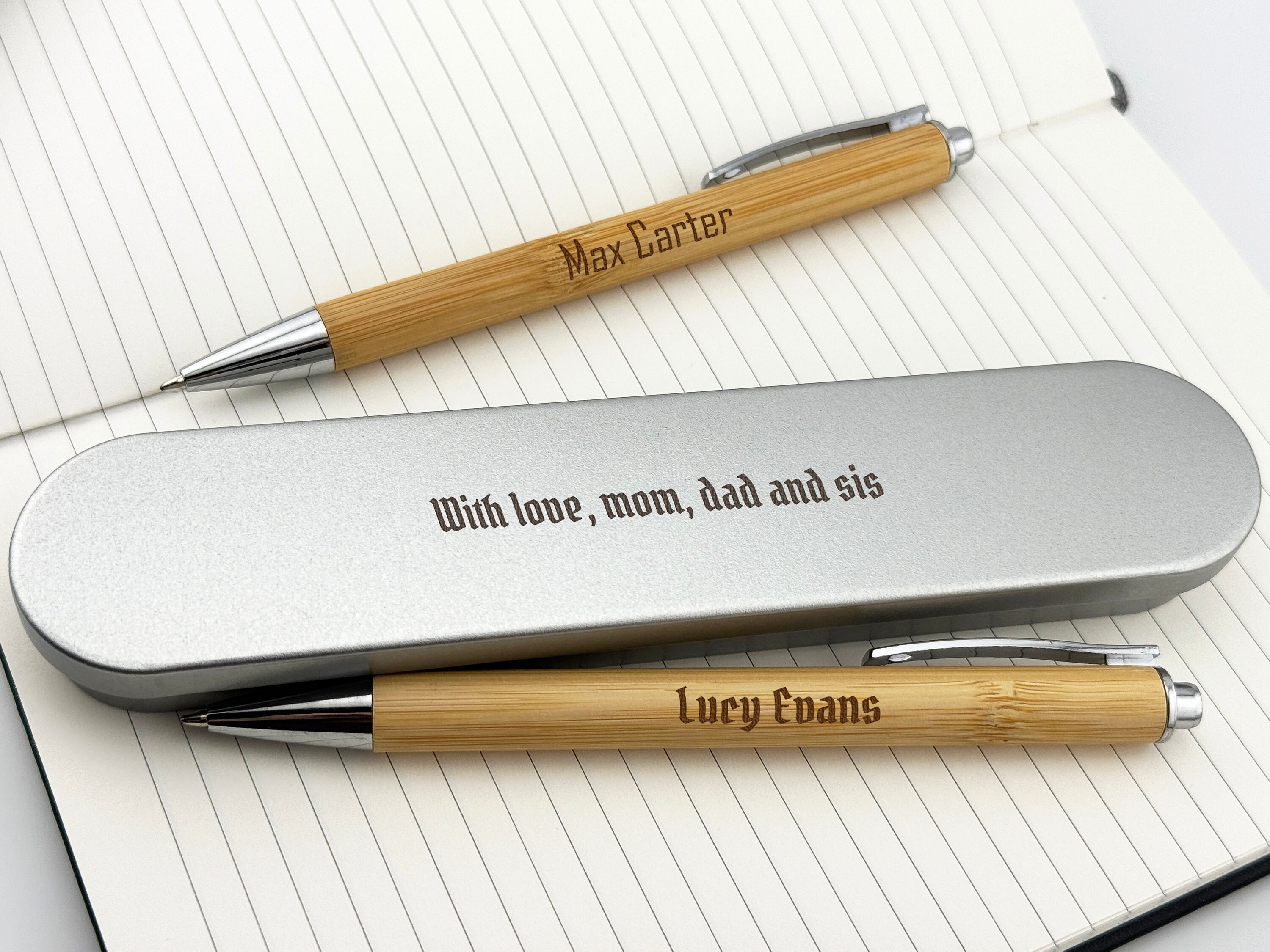 Personalized Bamboo Pen, Graduation Gift, Mentor Gift, Teacher Gift ...