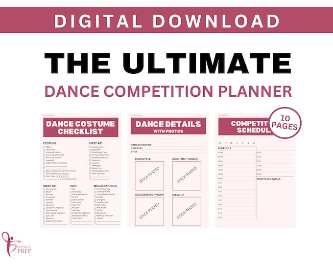 Dance Competition Printable Bundle Dance Garment Bag Labels Dance ...