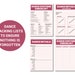 Dance Competition Planner and Checklist | Digital Download, Printable ...