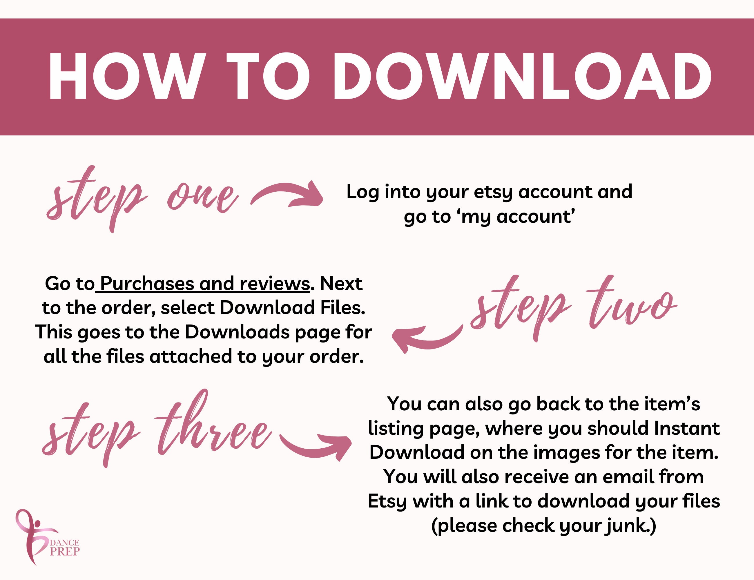 Dance Competition Planner and Checklist | Digital Download, Printable ...