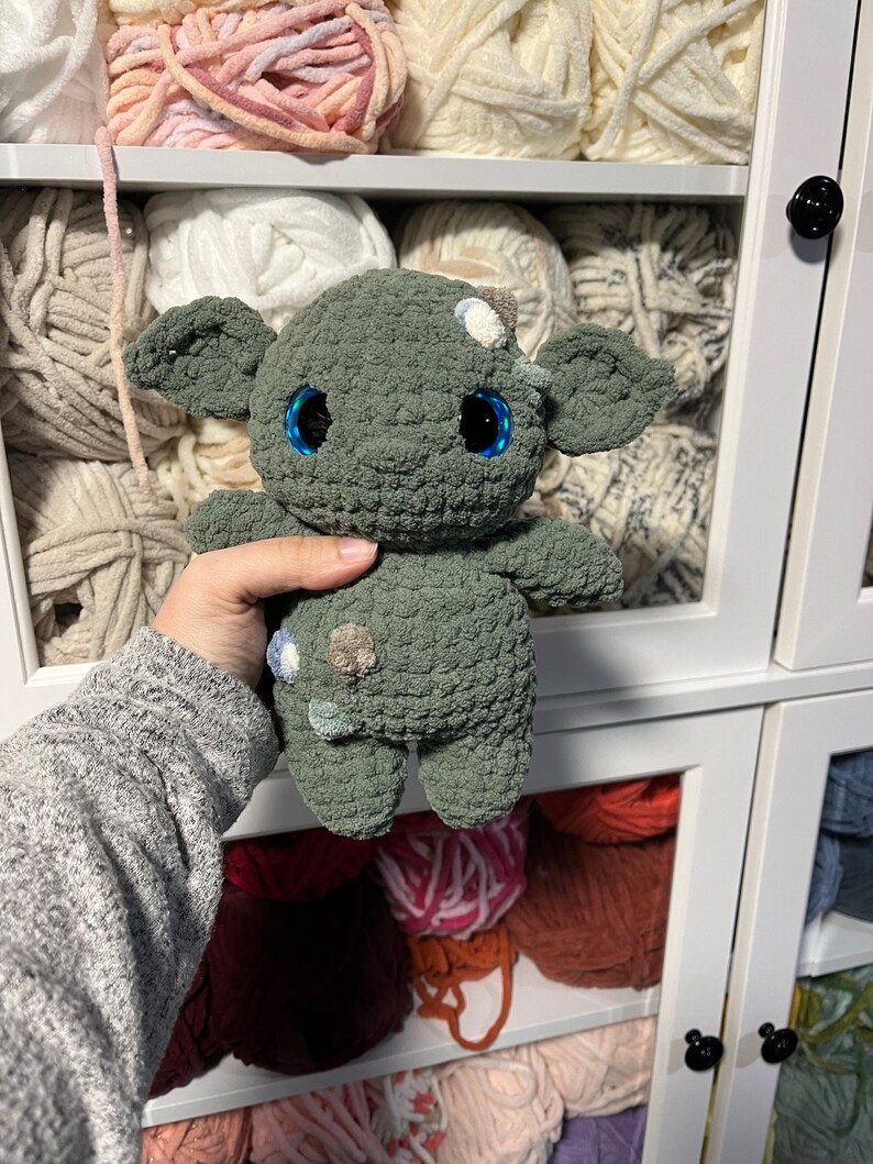 Crochet Plushie Goblin Baby Cute Crochet Goblin Amigurumi Stuffed ...