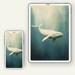 Vintage Whale Art Print: Antique Marine Biology Illustration (digital ...
