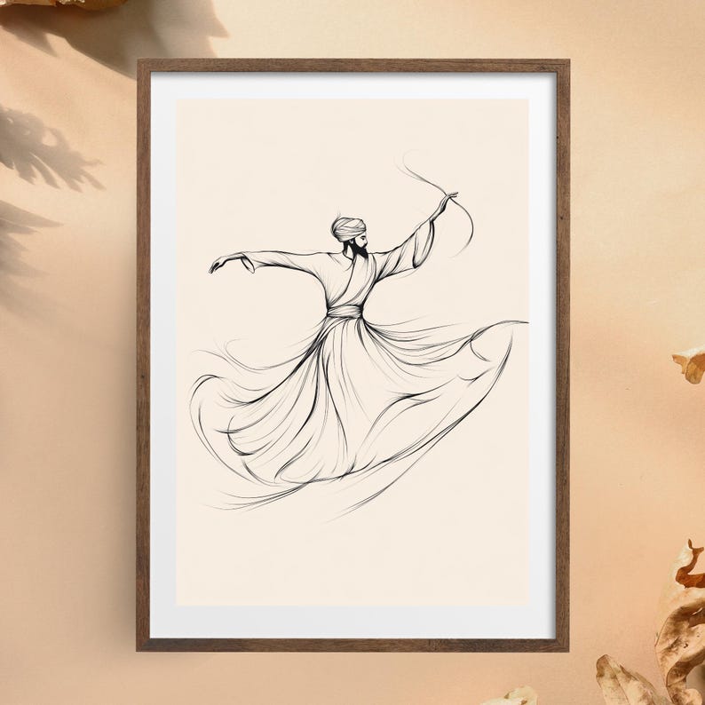 Mevlana Rumi Digital Poster - Sufi Wisdom Wall Art - Inspirational Rumi ...