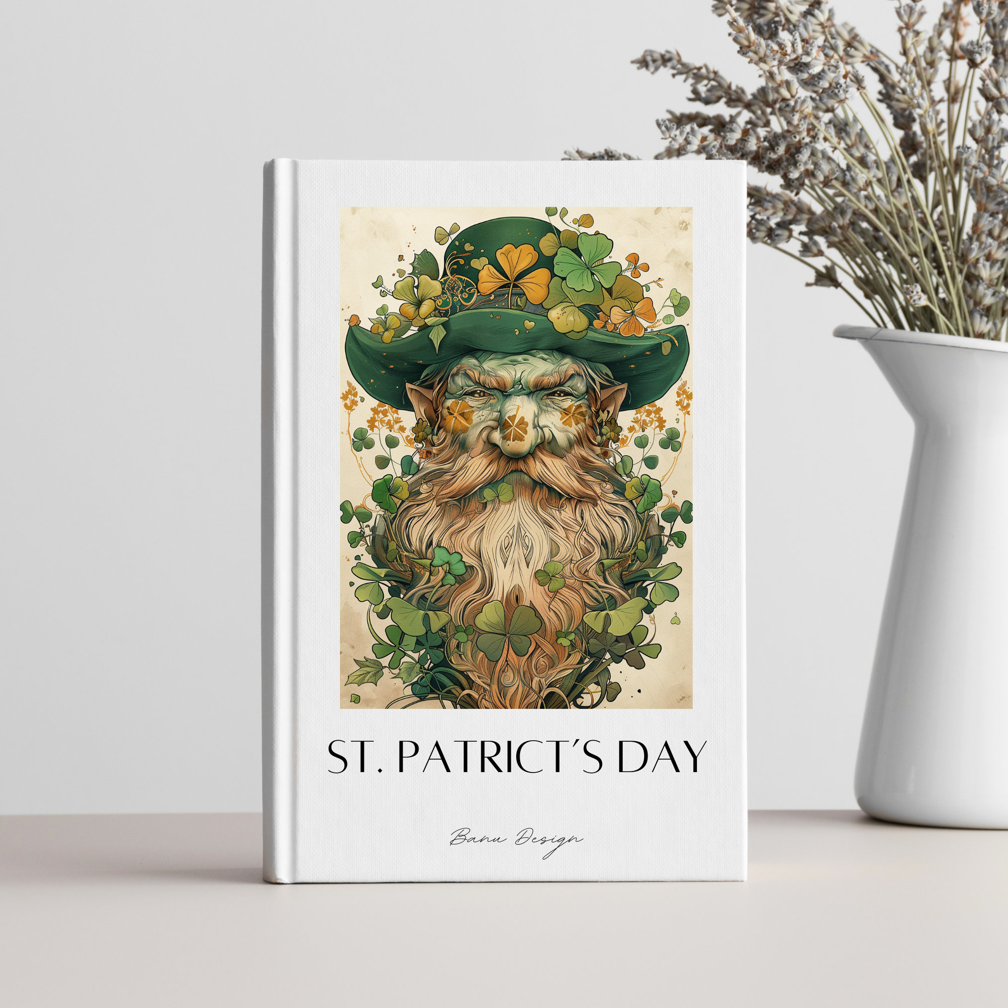 St. Patrick's Day Printable Poster and Wallpaper, Print Art, Modern ...