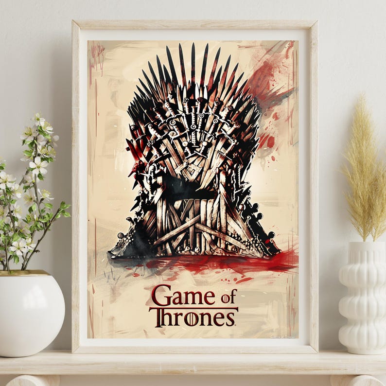 Game of Thrones, Illustration Poster, Movies, Serial Posters, HBO ...