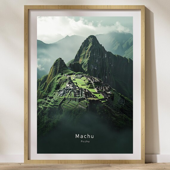 Machu Picchu Ancient Art Machu Picchu Wall Art: Prints & Paintings