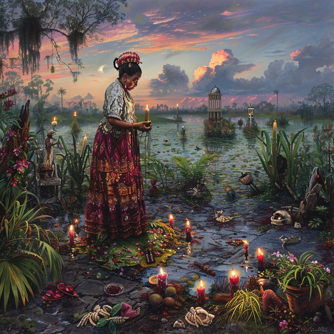 Voodoo Queen Marie Laveau - PNG Digital Download for Commercial Use - Etsy