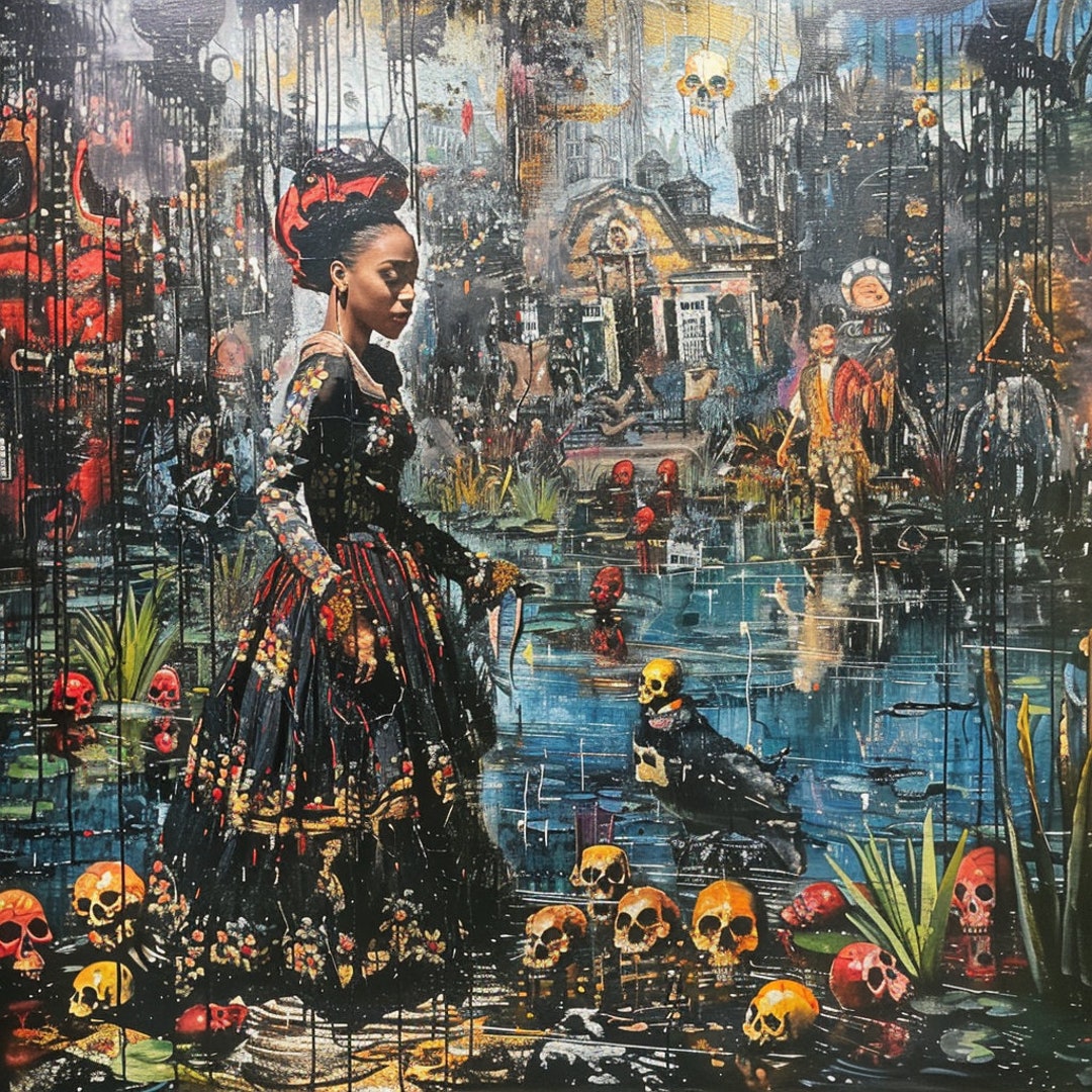 Voodoo Queen Marie Laveau - PNG Digital Download for Commercial Use - Etsy