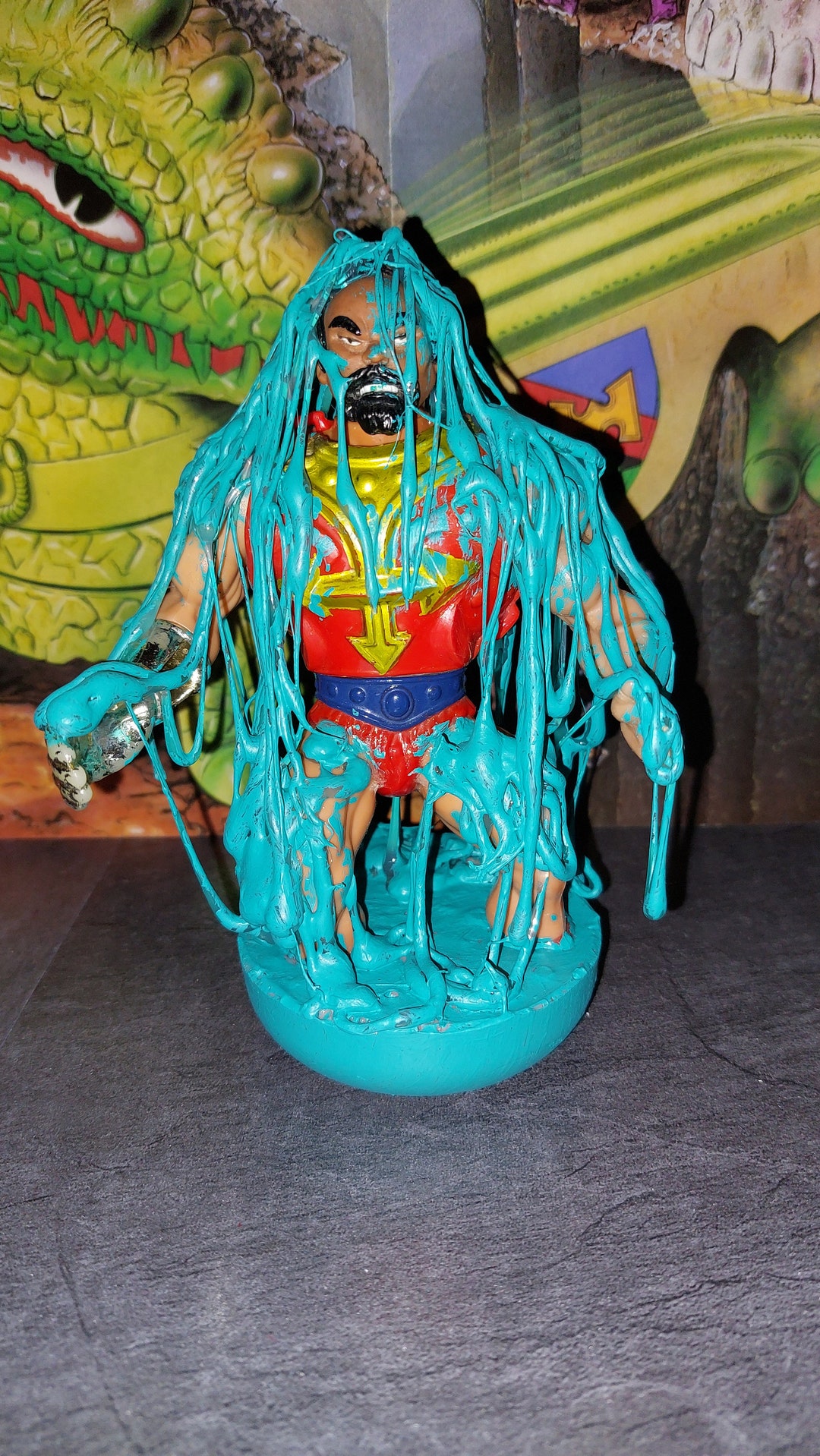 MOTU Vintage Custom: Slime Pit Jitsu, Jit-su 80s Masters, Universe - Etsy