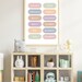 Pastel Months of the Year Poster | Educational | Homeschool - Etsy