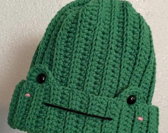 Crochet Frog Beanie - Etsy