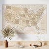 Printable US Map,usa Map Digital Download, Amerika Poster, Downloadable ...