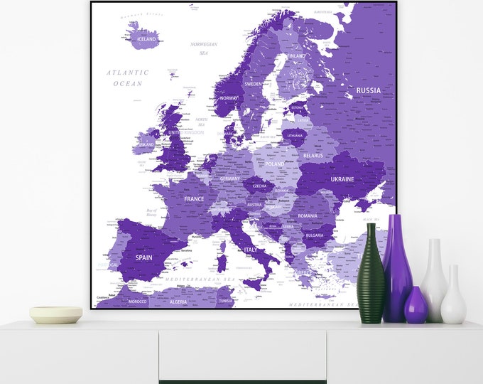 Poster, Many Sizes Available Cia Map of Europe 2004 - Etsy Canada