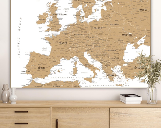 Poster, Many Sizes Available; Cia Map of Europe 2004 - Etsy Canada