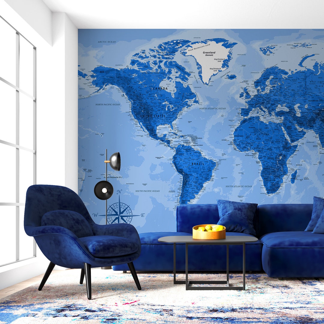 Detailed Political Map of the World | Printable Large World Map Poster ...