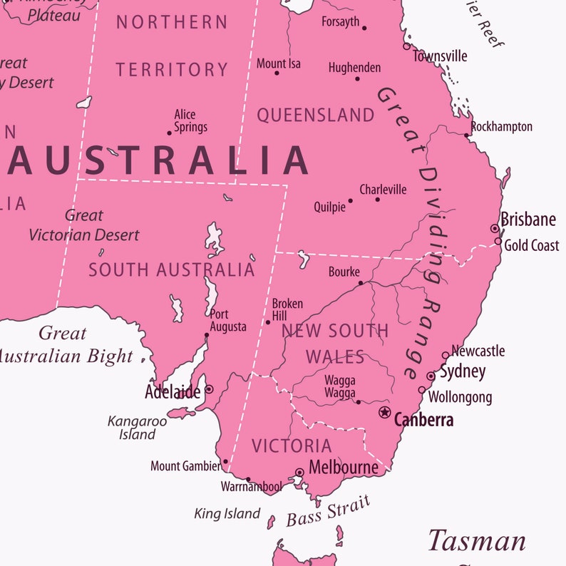 Mapa del mundo rosa imprimible Mapa del mundo con países, Mapa del ...