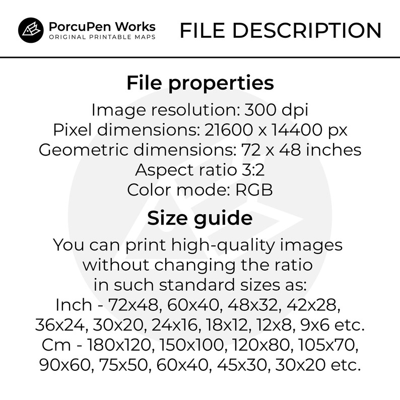 Stylish United States Map Printable Educational Poster US Map in Gold ...